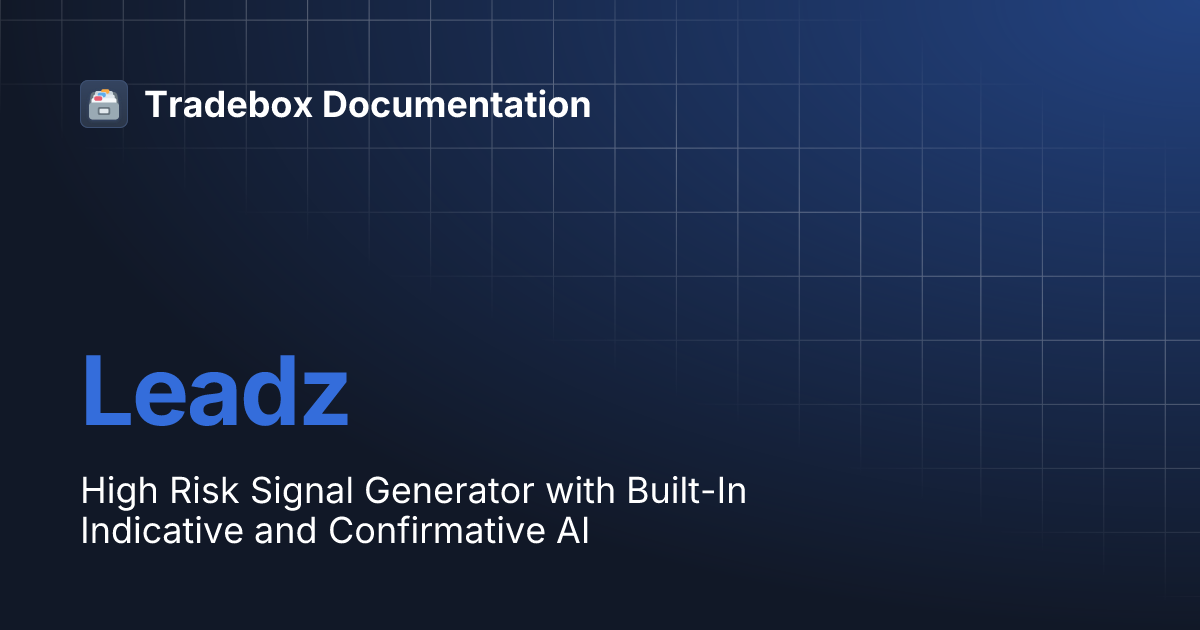Leadz | Tradebox Documentation